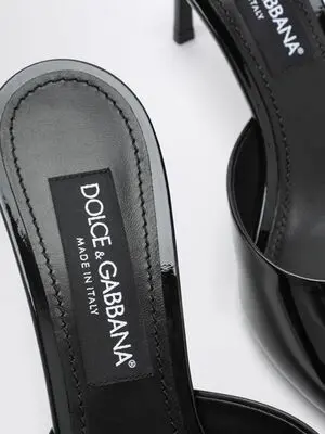 Dolce & Gabbana Keira Patent Leather Mules