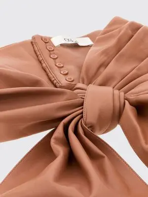 Chloé Draped Belt In Lambskin With Tie Fastening
