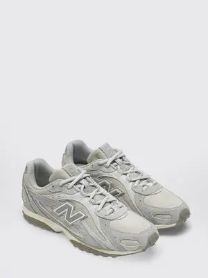 NEW BALANCE 204l Leather And Suede Sneakers With Mesh Inserts