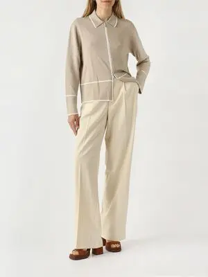 PT TORINO Cotton Palazzo Trousers