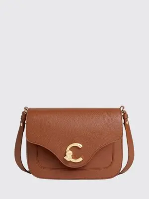 COCCINELLE Mini Bag With Gold Tone Clasp - Burnt