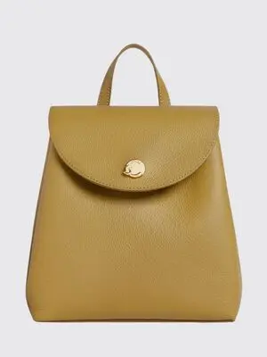 COCCINELLE Grained Leather Backpack - Green