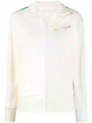 Palm Angels Miami Logo Sports Jacket - Neutrals