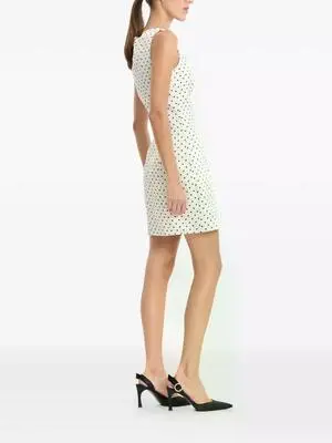 ROTATE BY BIRGER CHRISTENSEN Sleeveless Polka Dot Dress