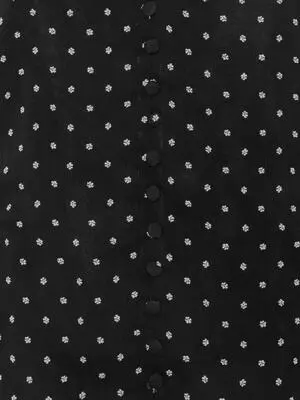 ROTATE BY BIRGER CHRISTENSEN Polka Dot Lace Trim Camisole