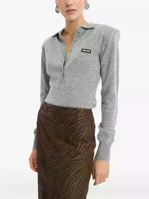 ROTATE BY BIRGER CHRISTENSEN Long-sleeve Polo Top