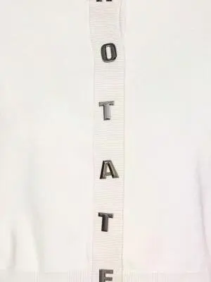 ROTATE BY BIRGER CHRISTENSEN Cream Embellished Cardigan