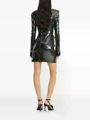 ROTATE BY BIRGER CHRISTENSEN Sequin Embellished Mini Dress