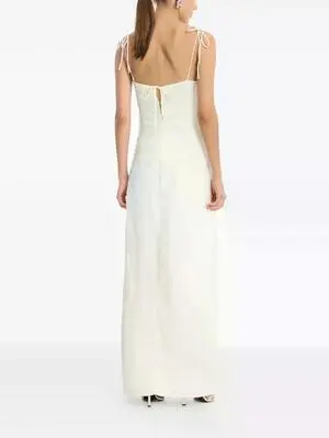 ROTATE BY BIRGER CHRISTENSEN Drapy Slip Maxi Dress