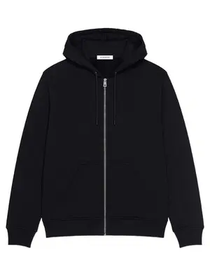 Givenchy Hooded Sweatshirt With Zip In Brushed Fabric