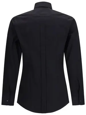 Dolce & Gabbana Stretch Poplin Shirt - Black