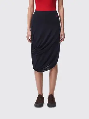 Loewe Draped Knot Skirt - Blue