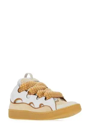 LANVIN Curb" Sneakers With Embroidered Laces - Multicolor
