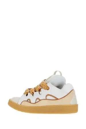 LANVIN Curb" Sneakers With Embroidered Laces - Multicolor