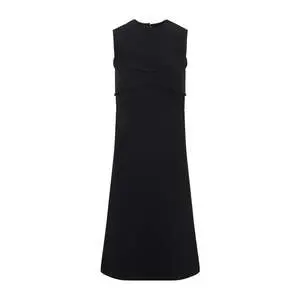 Sportmax Sleeveless Dress With Open Back - Black