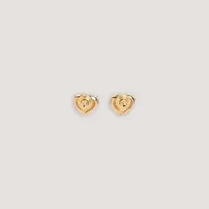 Valentino Garavani Heart Crystal Stud Earrings