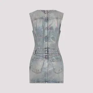 Acne Studios Sleeveless Denim Mini Dress