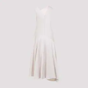 JIL SANDER Asymmetric Dress With Diagonal Cut - Multicolor