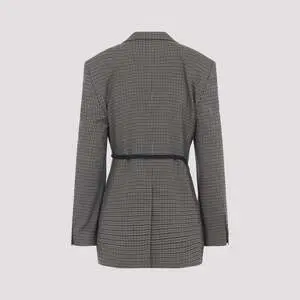 Balenciaga Wrap Tailored Jacket - Brown