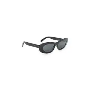 Celine Cat Eye Acetate Sunglasses - Black