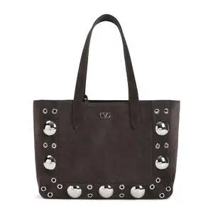 Valentino Garavani Nellcote Cowhide Shoulder Bag - Brown
