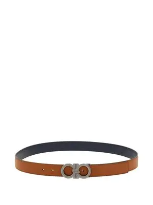 FERRAGAMO Gancini Belt - Brown