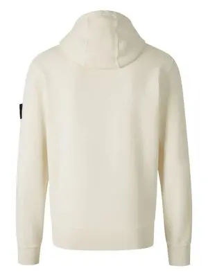 Stone Island Regular-fit Hooded Sweatshirt - White