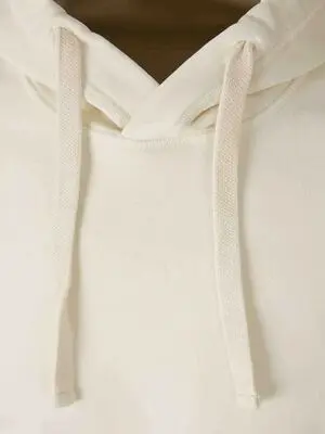 Stone Island Regular-fit Hooded Sweatshirt - White