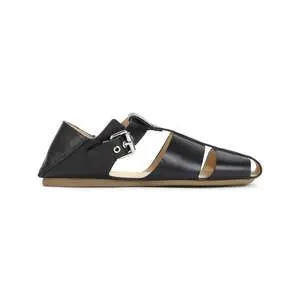 LEMAIRE Fisherman Slip On Sandals - Black