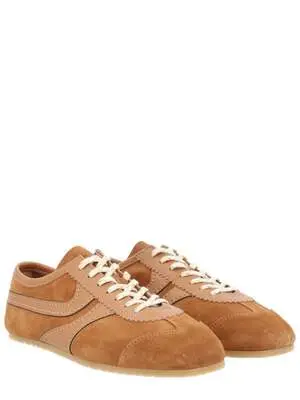 Dries Van Noten Suede Lace-up Sneakers - Brown