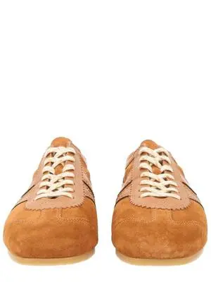 Dries Van Noten Suede Lace-up Sneakers - Brown