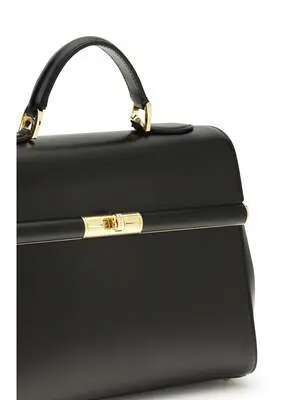 Dolce & Gabbana Marlene Leather Handbag With Turn Lock