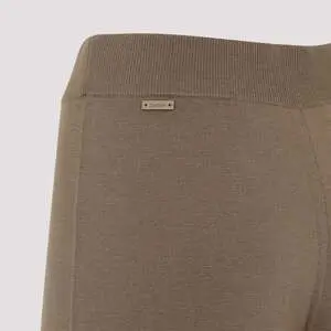 Max Mara Virgin Wool Wide-leg Pants - Multicolor