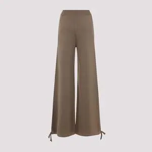 Max Mara Virgin Wool Wide-leg Pants - Multicolor