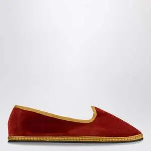 VIBI VENEZIA Velvet Friulane Shoes - Red