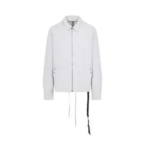Rick Owens Zip Front Jacket - White