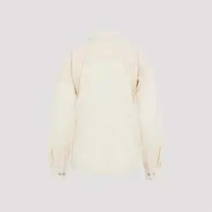 LEMAIRE Lemiaire Pointed Collar Shirt In Washed Cotton Muslin