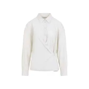 LEMAIRE Straight Collar Twisted Shirt - Multicolor