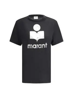 Isabel Marant Étoile Zewel T-shirt With Monogram - Black