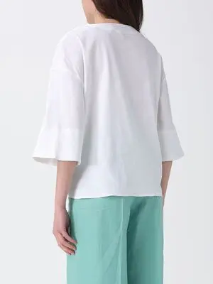 Max Mara Linen Blend Top - White
