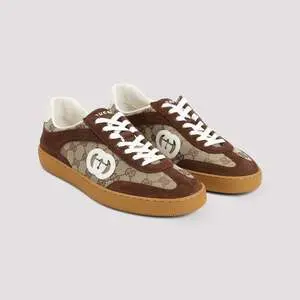 Gucci G74 Suede Leather Sneakers
