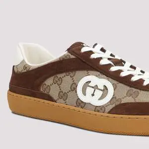 Gucci G74 Suede Leather Sneakers