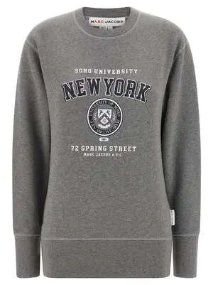 A.p.c. Ny" Capsule Sweatshirt For Marc Jacobs - Gray