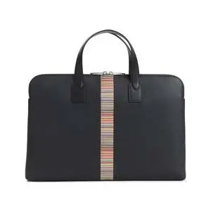 Paul Smith Signature Stripe Leather Handbag