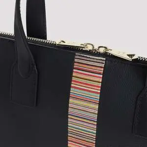 Paul Smith Signature Stripe Leather Handbag