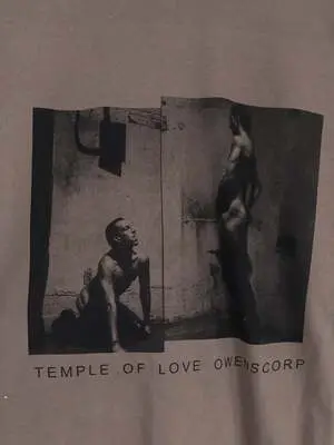 Rick Owens Cotton T-shirt With Level Print On The Front - Black