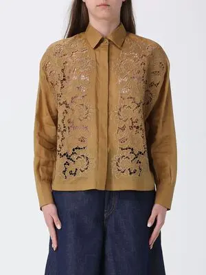 Max Mara Embroidered Ramie Shirt