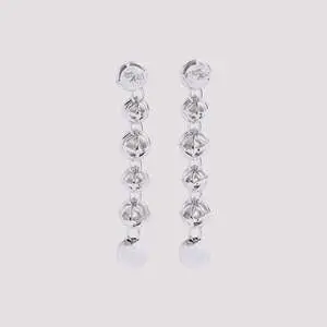 JEAN PAUL GAULTIER Long Diamond Pendant Earrings