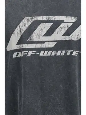 Off-White Racing Skate T-shirt With Print