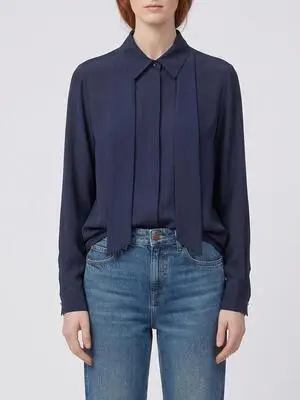 Max Mara Classic Collar Shirt - Blue